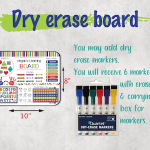 Personalized Learning Board, Kindergarten & Prek Homeschool Lessons ...