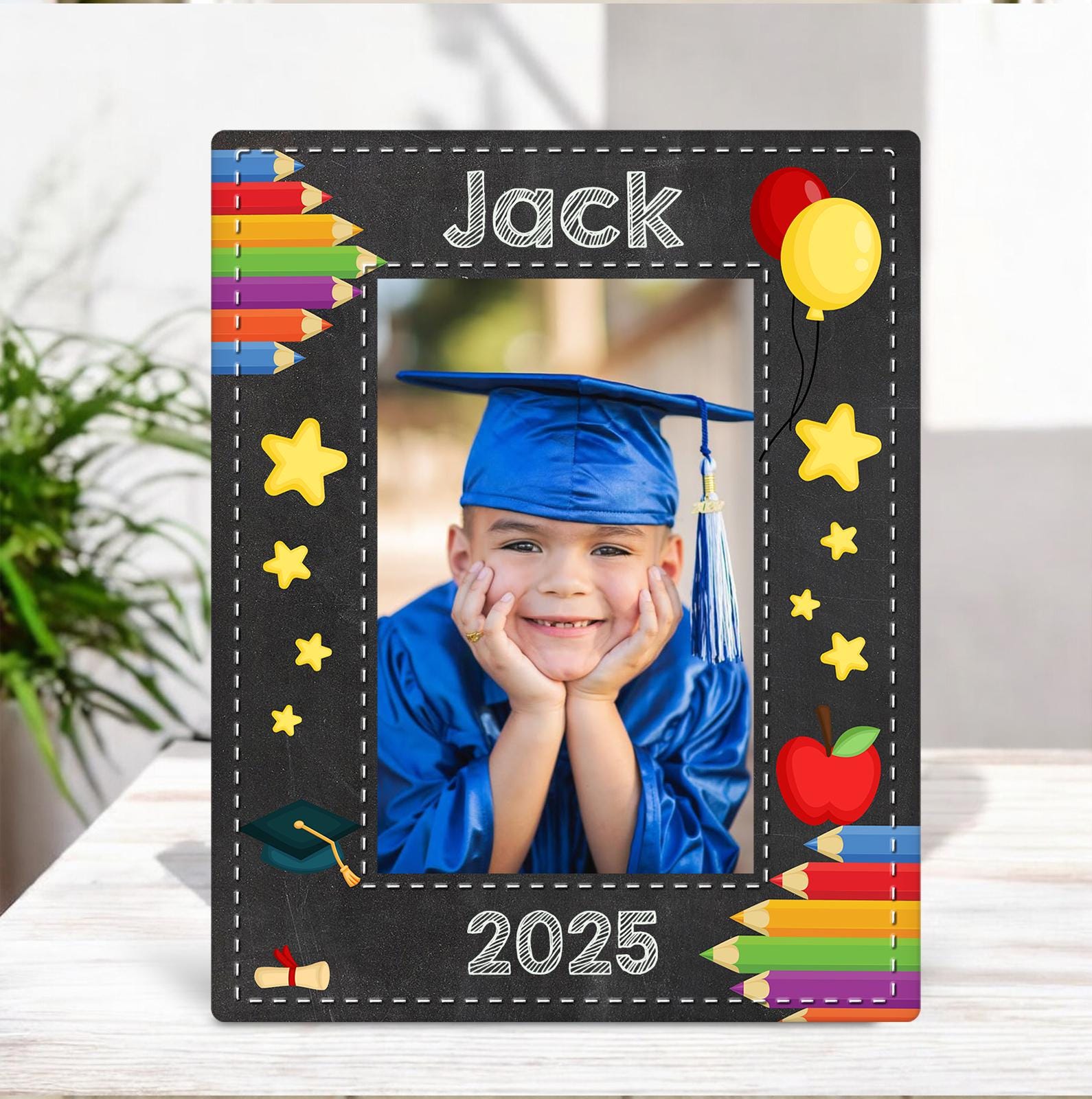 Personalized Preschool Graduation Frame, Kindergarten Photo Frame, Pre ...