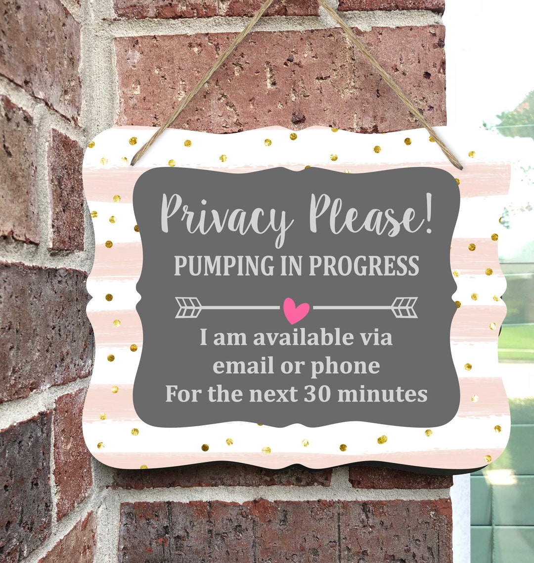 Breastfeeding Sign for Door, Sign for Nursing Mom, Gift for New Mother ...