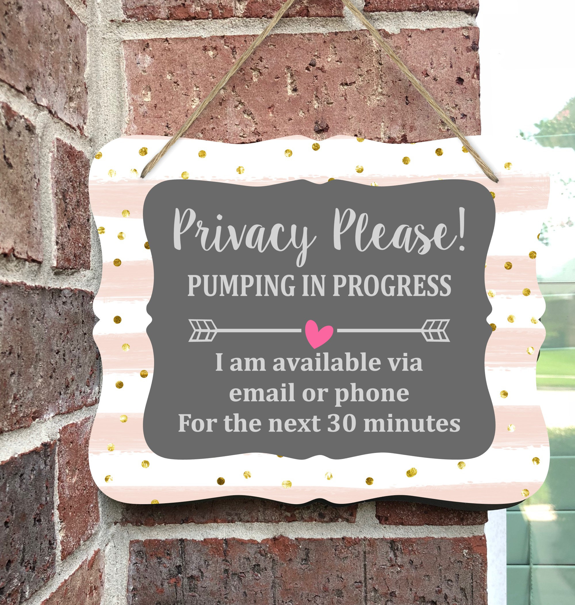 Wreaths & Door Hangers Breastfeeding Door Sign Privacy Please Door ...