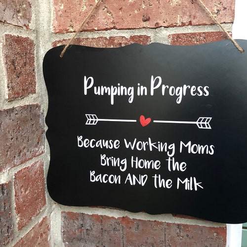 Breastfeeding Sign for Door Sign for Nursing Mom Gift for | Etsy