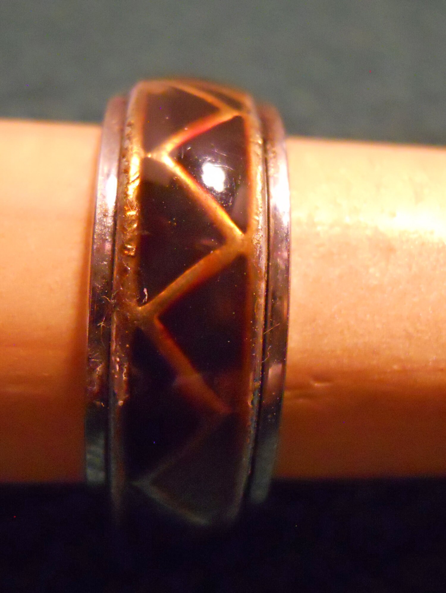 Ring Size 8 Unisex Ring Changes Color When Worn Colors Change From ...