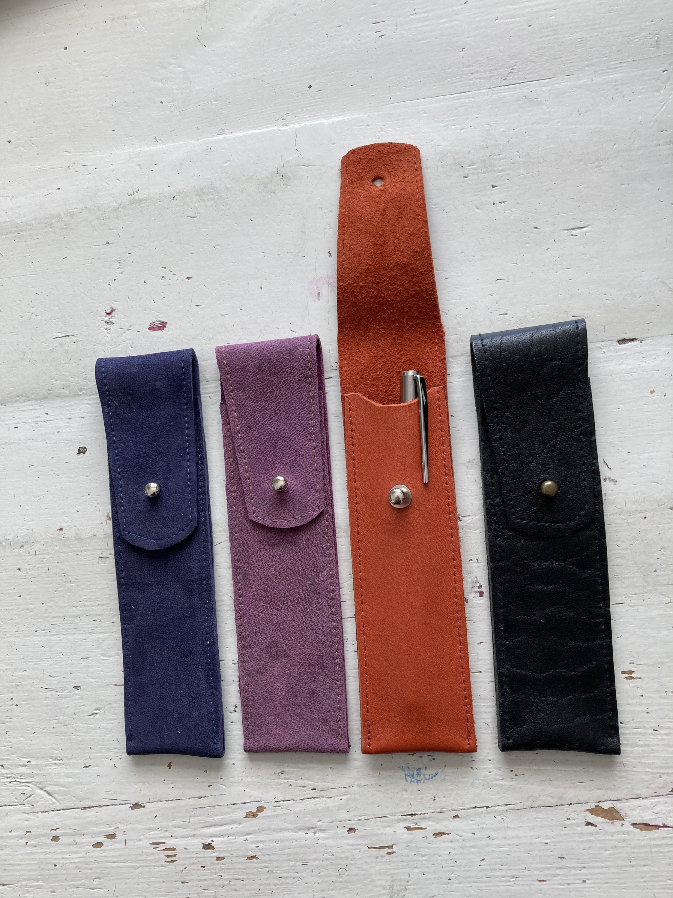 Leather Pen Fountain Pen Covers - Etsy