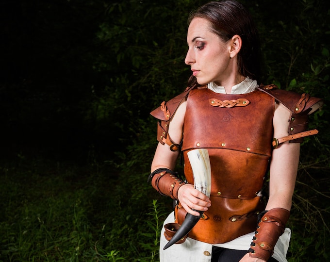 Women's Full Braided Suit Leather Armor (customize Yours With Multiple ...