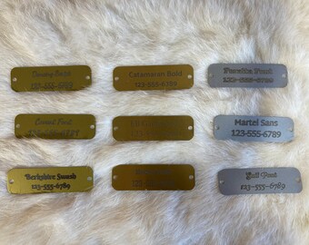 Rivet Nameplate - Etsy