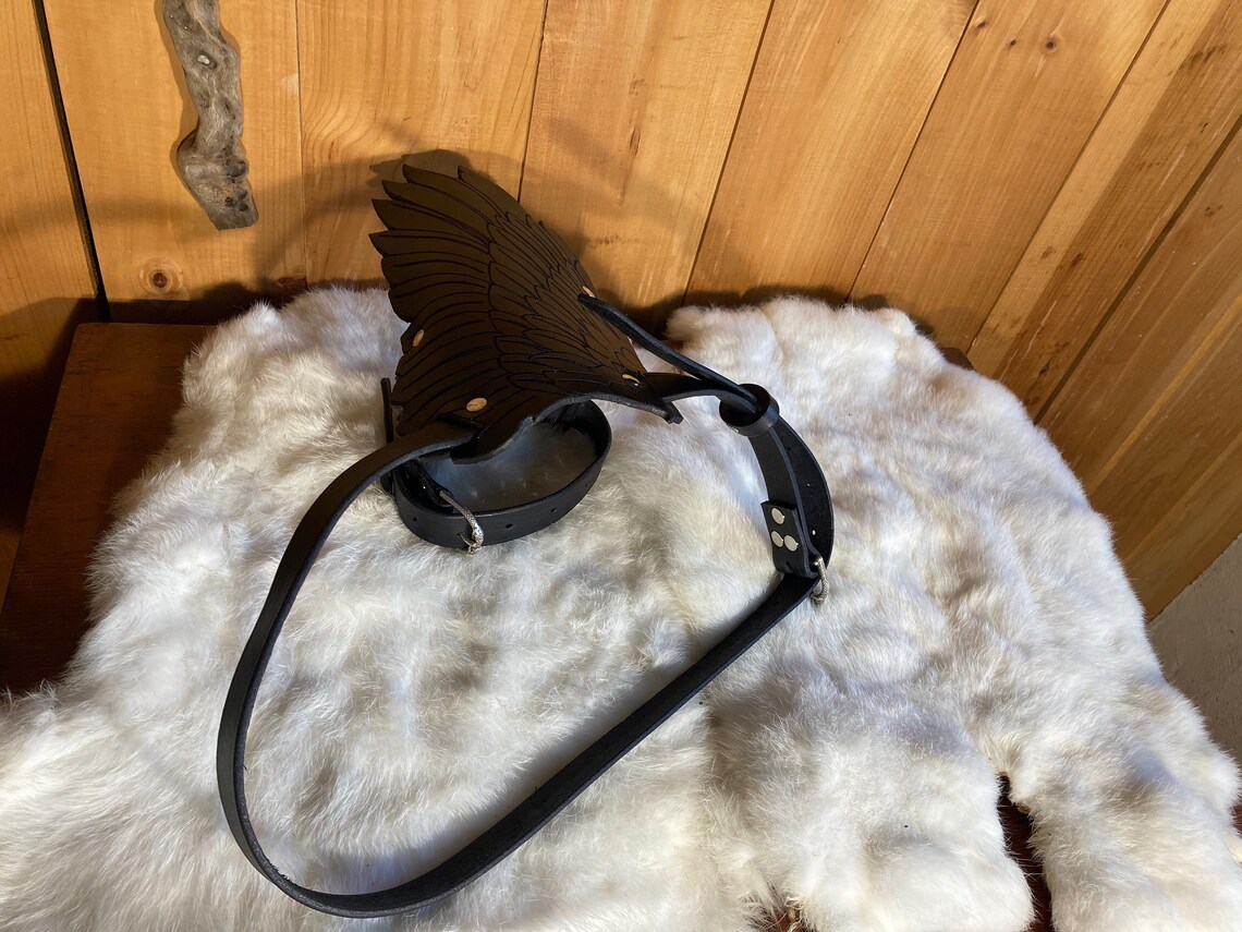 Raven Wing Leather Women's Pauldrons - Etsy