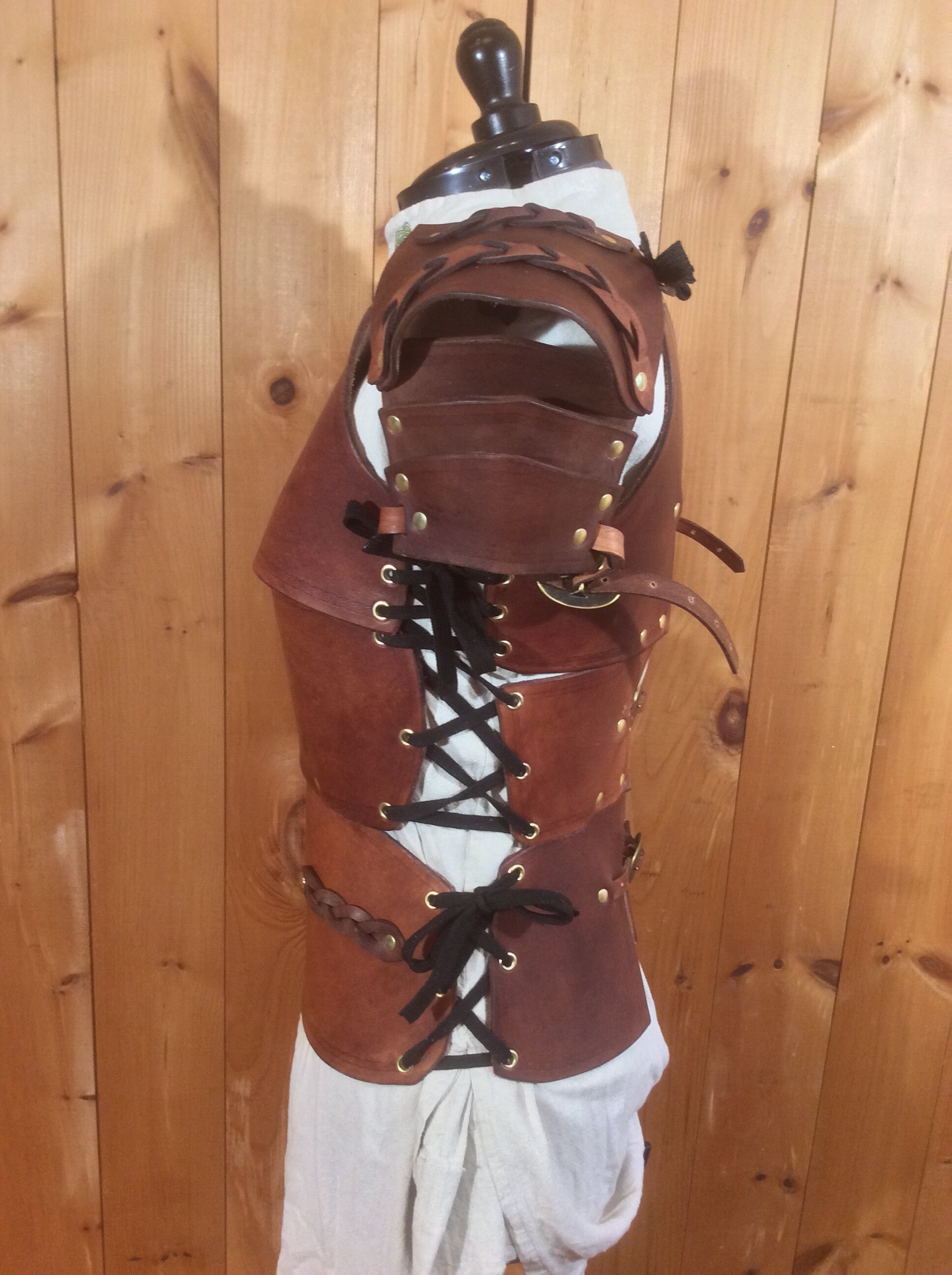 Women's Full Braided Suit Leather Armor multiple Leather - Etsy