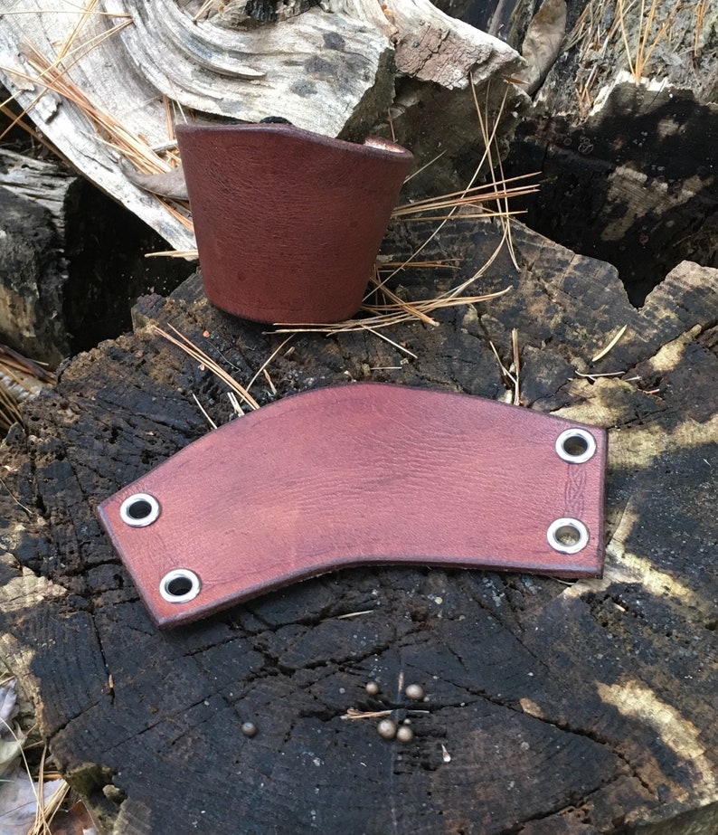 Handcrafted Leather Cuff Bracelet Pair: Custom Colors, Celtic Option - Etsy