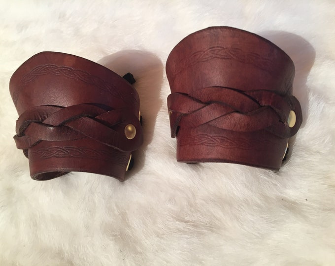 The Defender Bold and Edgy Statement Leather and Silver Cuff Bracelet ...