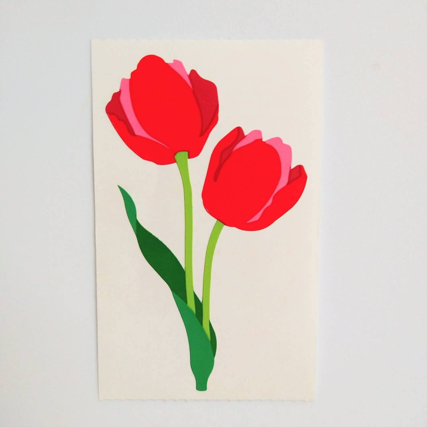 Large Flower Stickers - Mrs. Grossman's Spring Stickers - Rose Tulip ...