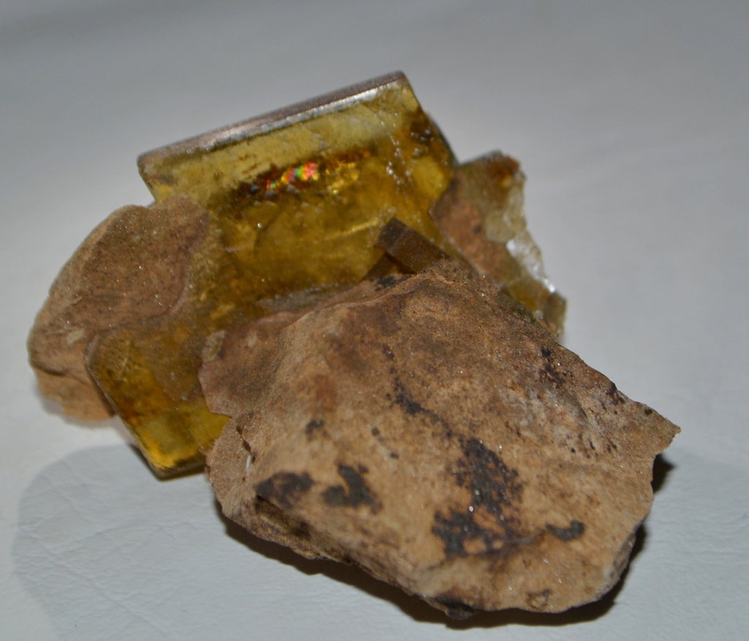 Phanton Golden Barite Baryte Tabular Crystals on Matrix From Peru * AAA ...