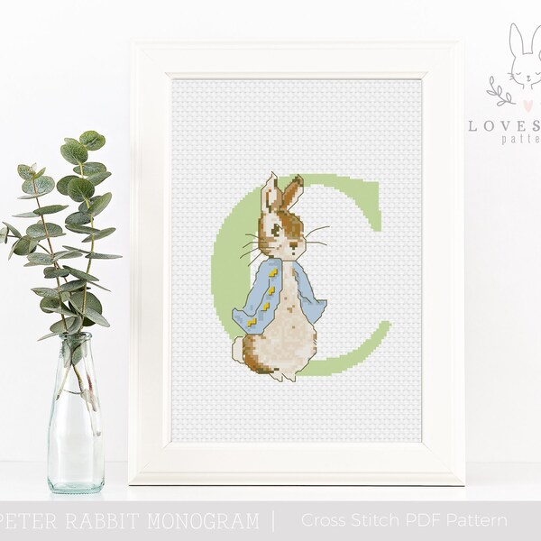 Peter Rabbit Alphabet Cross Stitch - Etsy