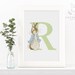 Peter Rabbit Monogram A Cross Stitch PDF Pattern, Peter Rabbit Alphabet ...