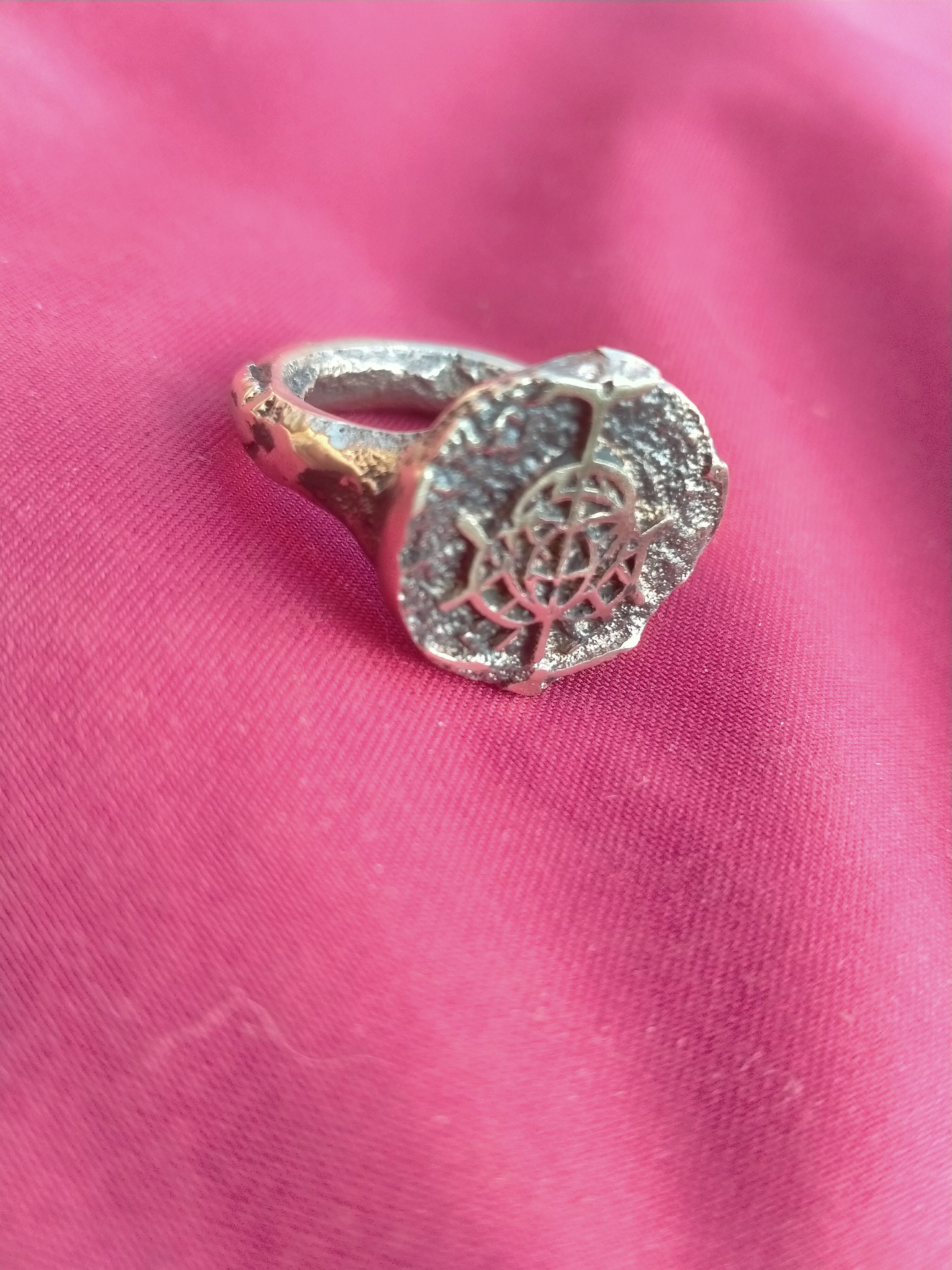 Fire Simbol Ring on Order, Any Size, Unique Cast Piece. - Etsy