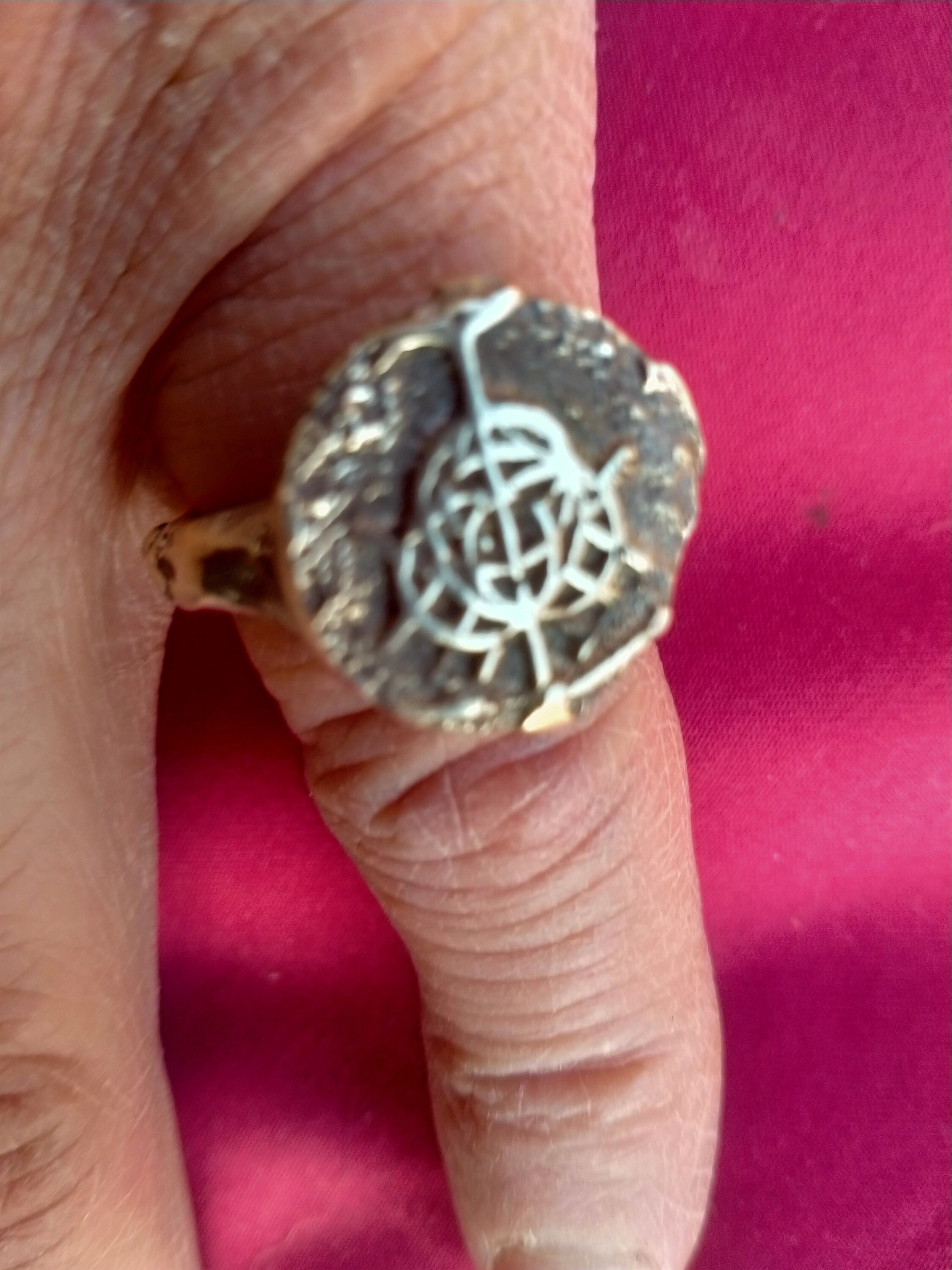 Fire Simbol Ring on Order, Any Size, Unique Cast Piece. - Etsy