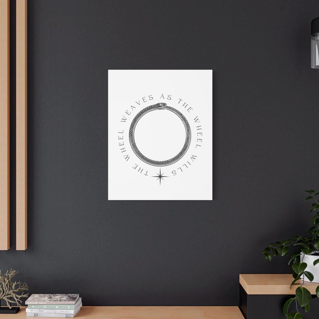 Wheel of Time Great Serpent of the Aes Sedai Wall Art, Matte Stretched ...
