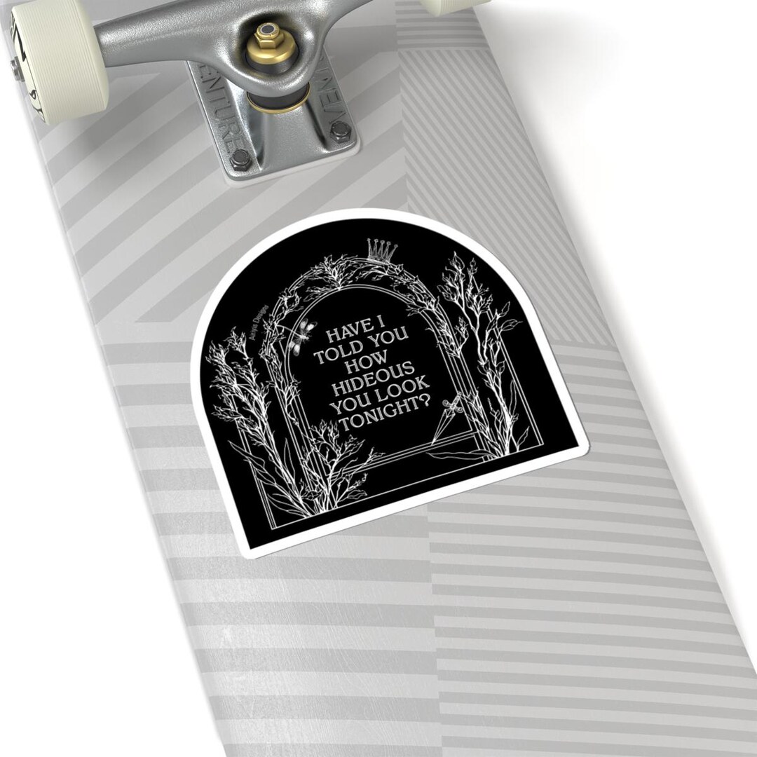 Cardan Greenbriar Cruel Prince Quote Sticker, From the Folk of the Air ...