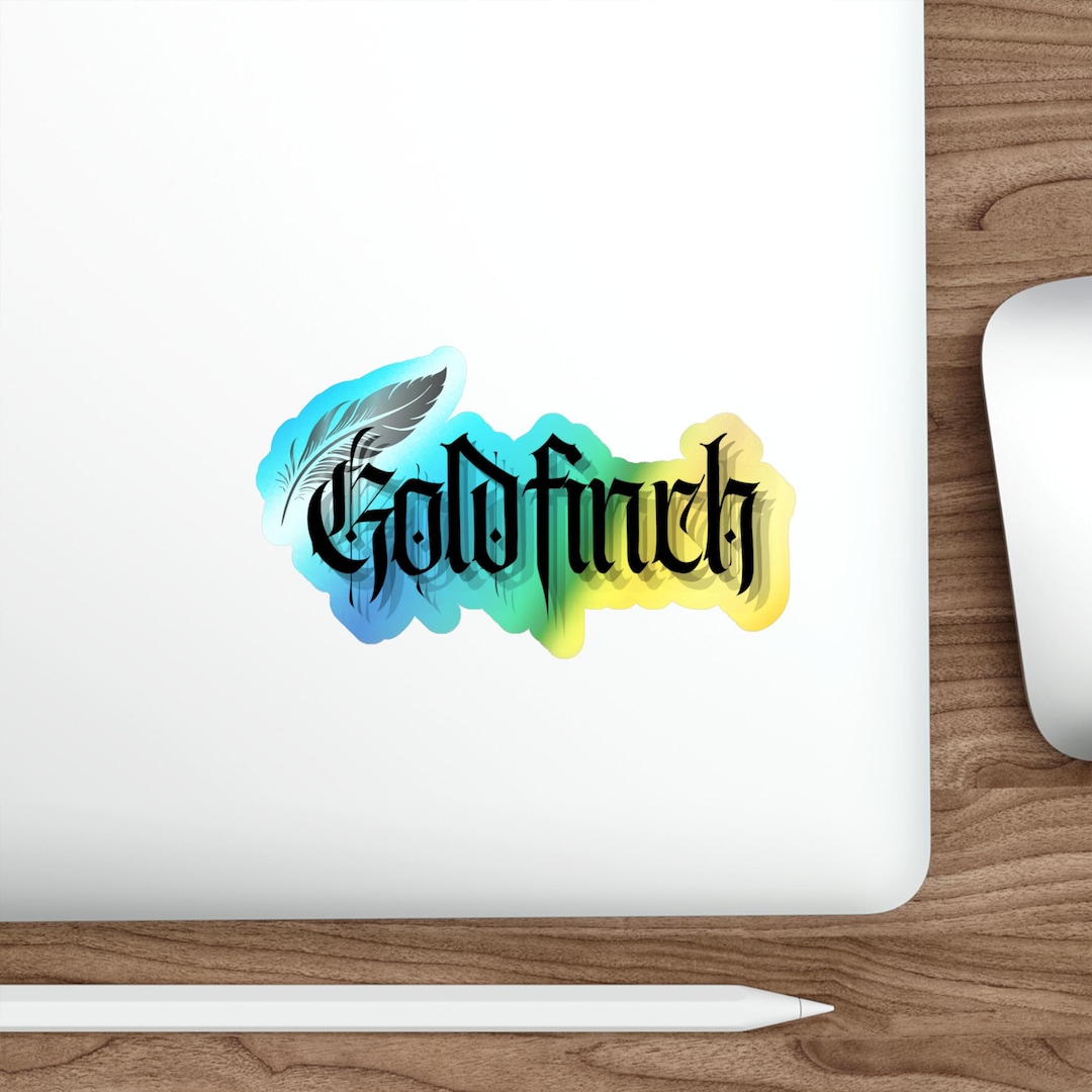Auren Goldfinch Holographic Sticker From Gild, Plated Prisoner Book ...