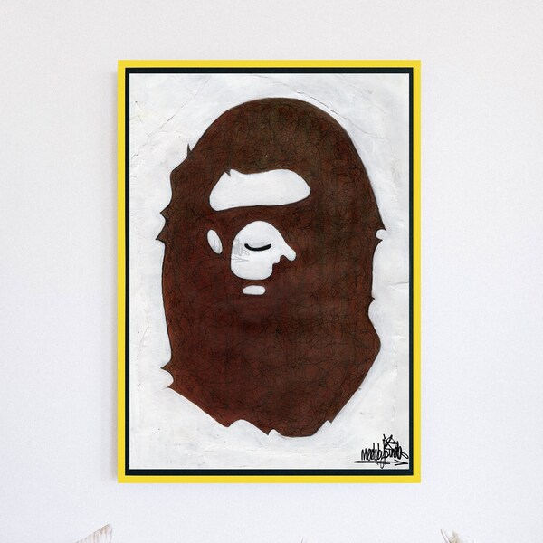 Bape Poster Art - Etsy