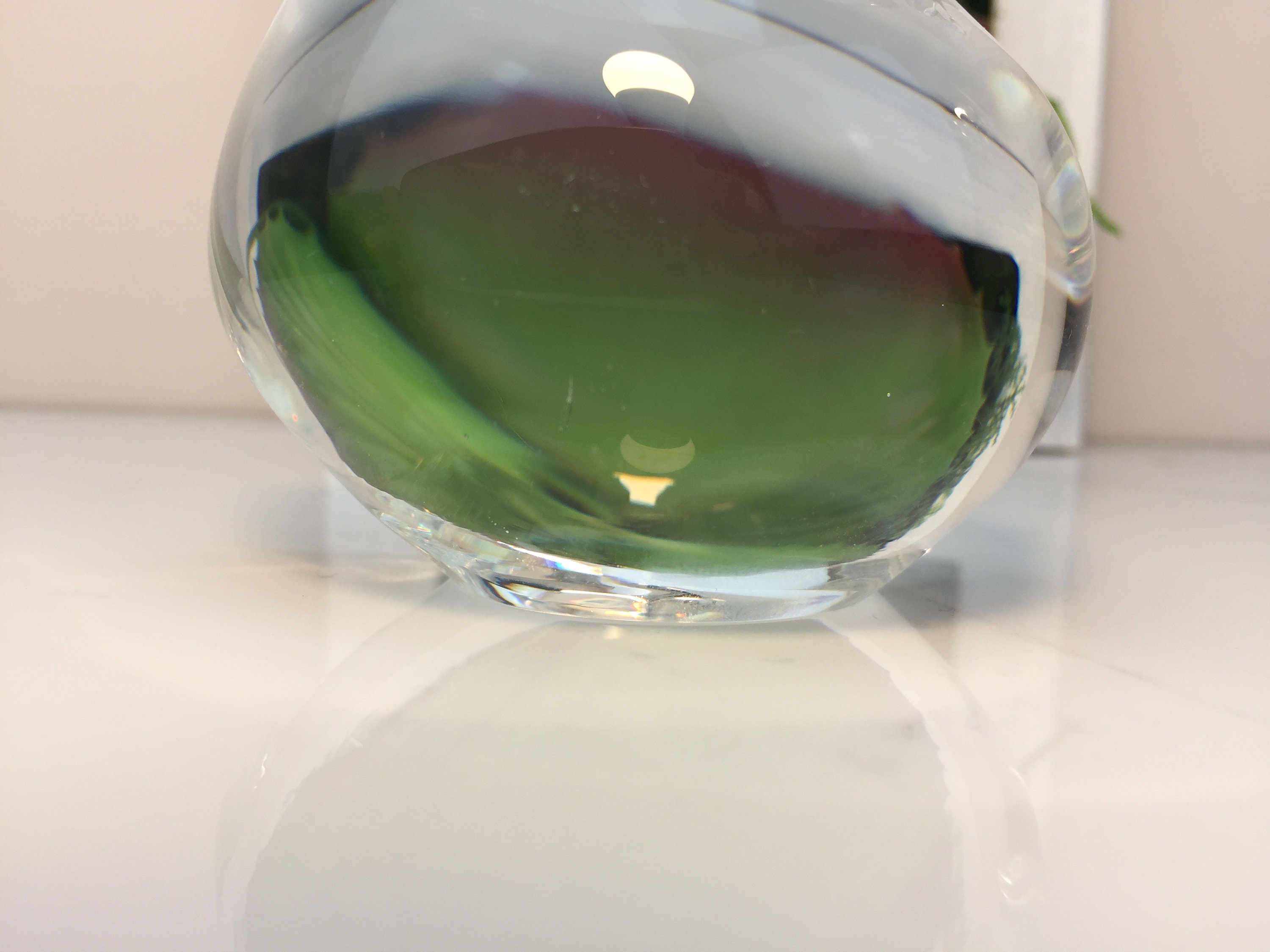 4.25 FM Konstglas Sweden Clear Glass Pippi Bird Paperweight - Etsy