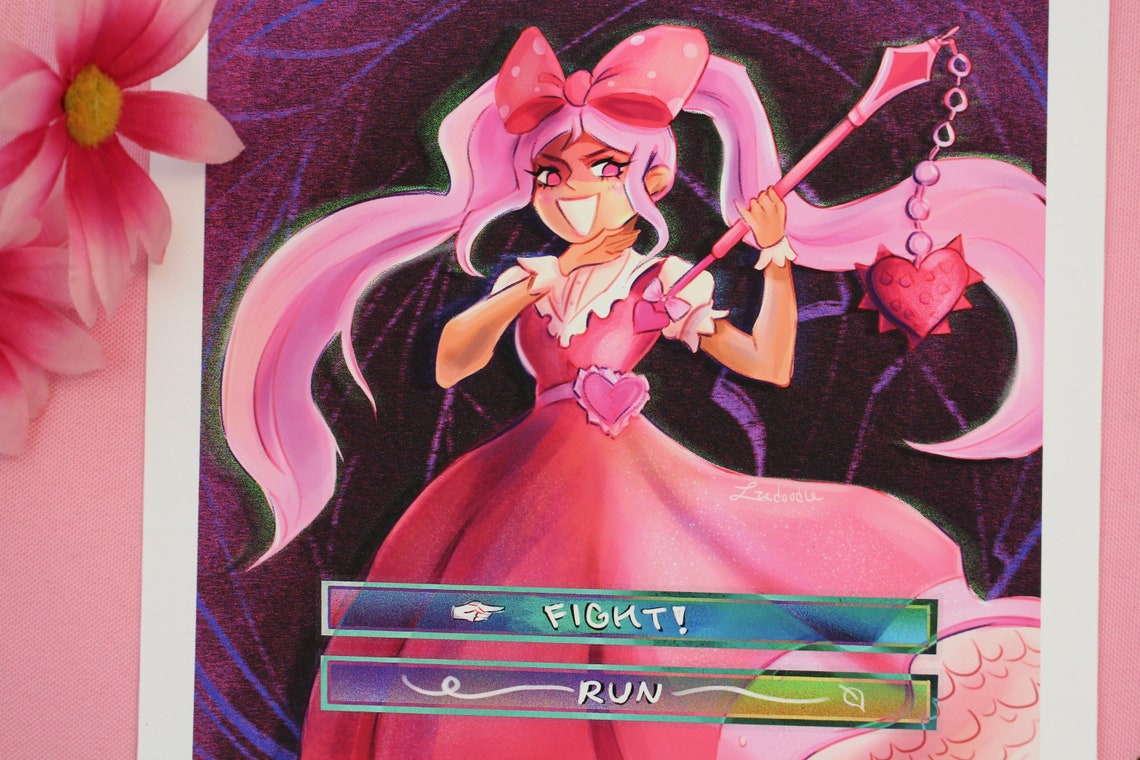 OMORI Sweetheart Art Print | World's End Valentine | (8" X 8") Video ...