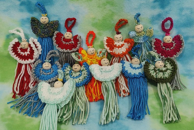 Adorable Crochet Angels - Assorted Colors - Etsy
