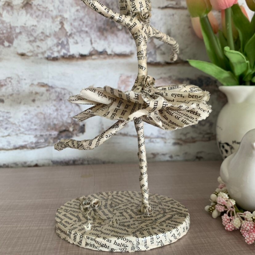Paper Mache, Book Worm Present, Altered Book Art - Etsy