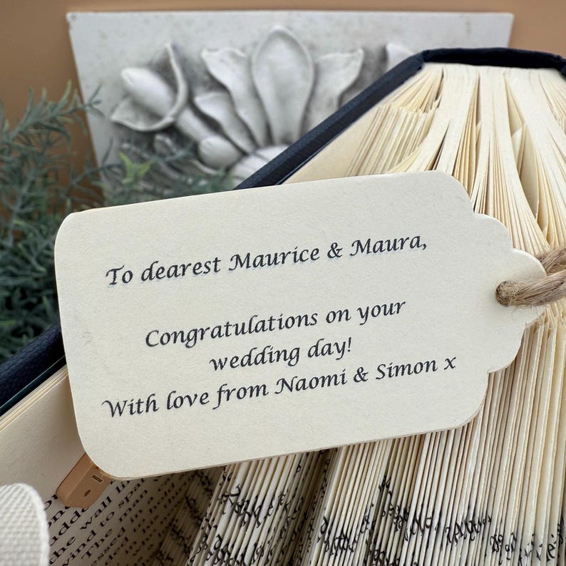 Parcel Tags, Greeting Card Alternative, Altered Book Art - Etsy