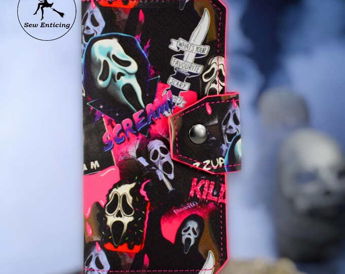 Wallet Horror Wallet Skulls Ghosts Spooky Gifts Goth Witchy Halloween ...