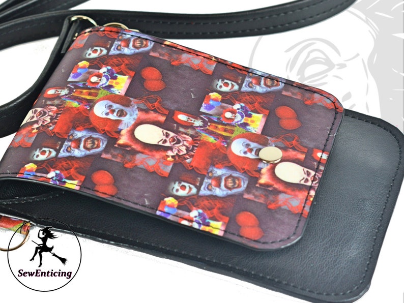 Horror Handbag Horror Movie Purse Cell Phone Clown spooky Gift Goth ...