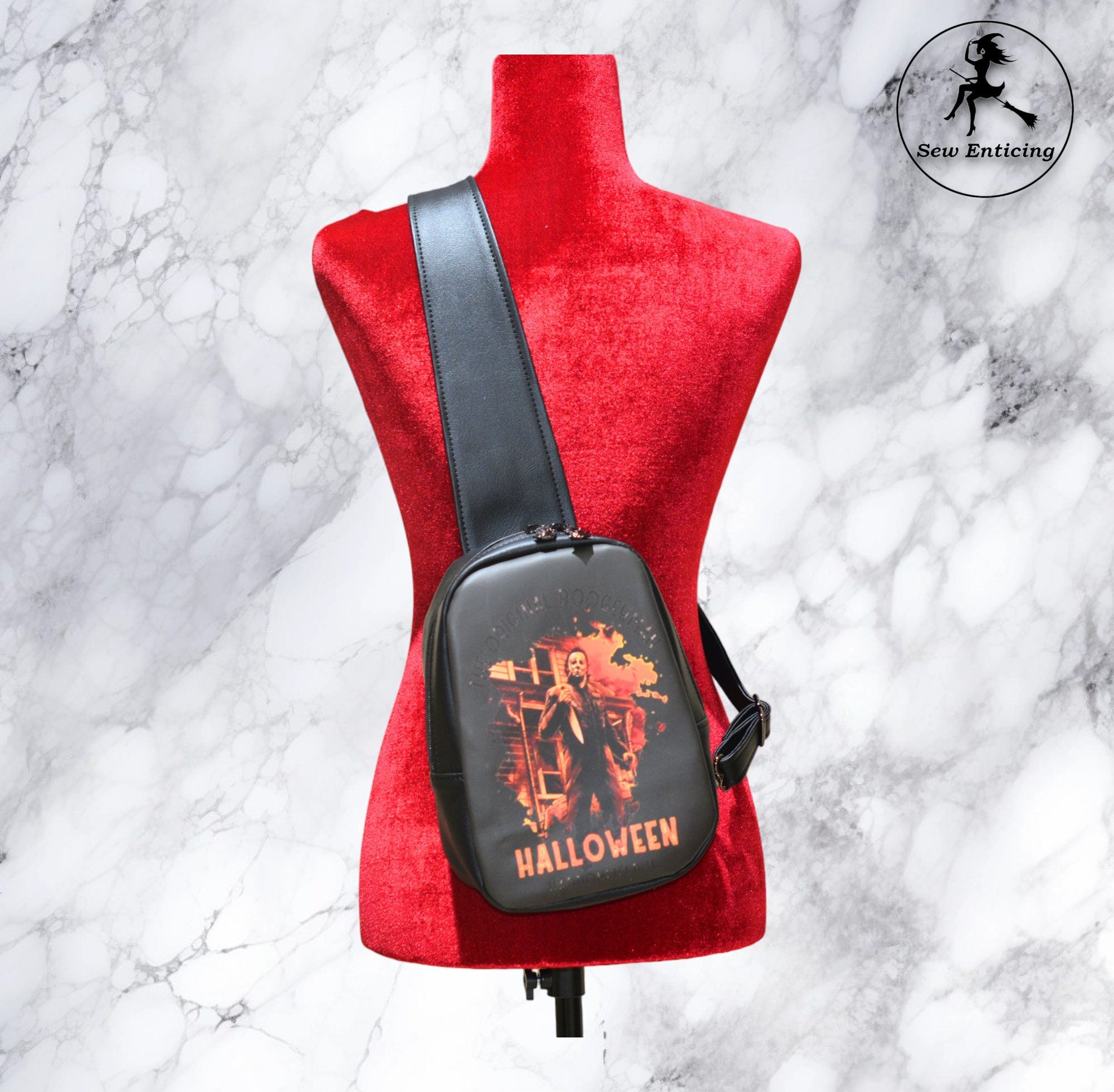 Sling Bag Horror Movie Horror Handbag Crossbody Handbag Sling Fantasy ...