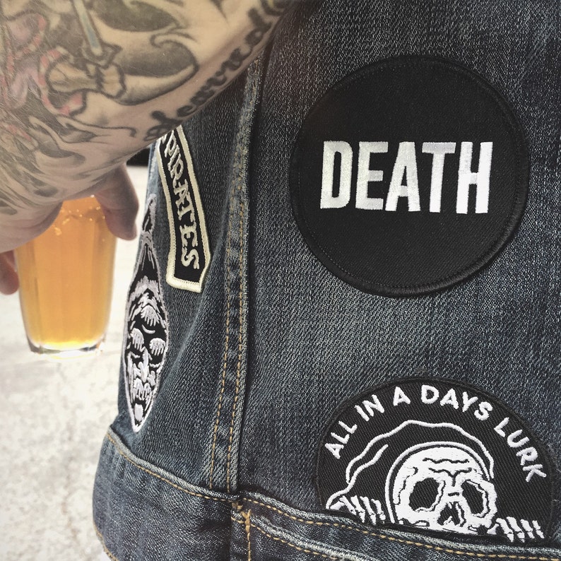 DEATH Patch - Etsy