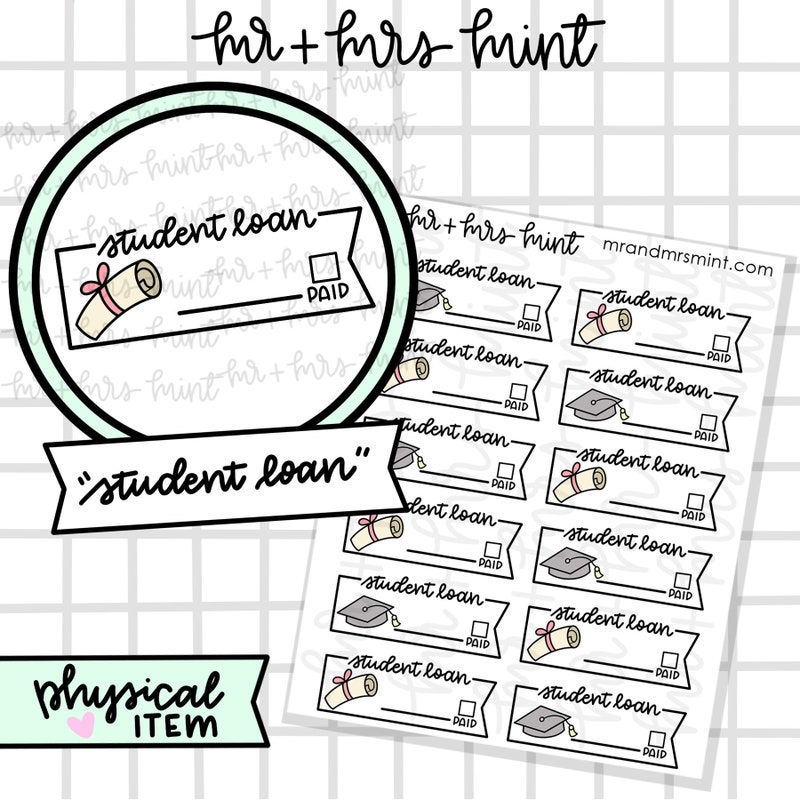 Student Loan - Etsy