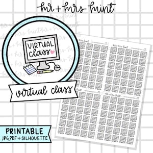 Cute School Clipart Set and Printable Stickers. Cute Digital Clipart ...