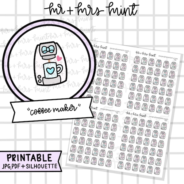 Coffee Planner Stickers - Etsy