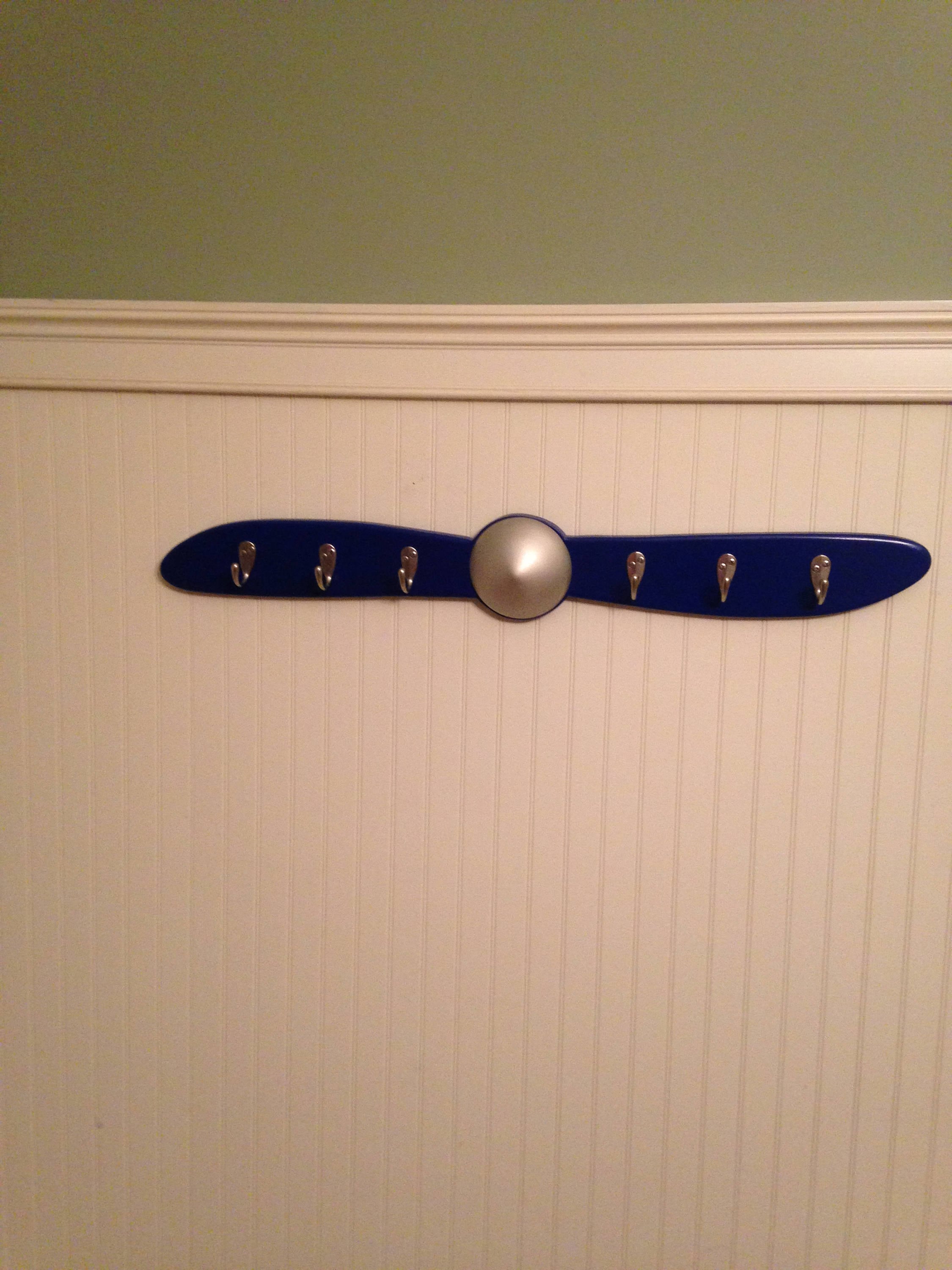 Airplane Propeller Coat and Hat Rack - Etsy