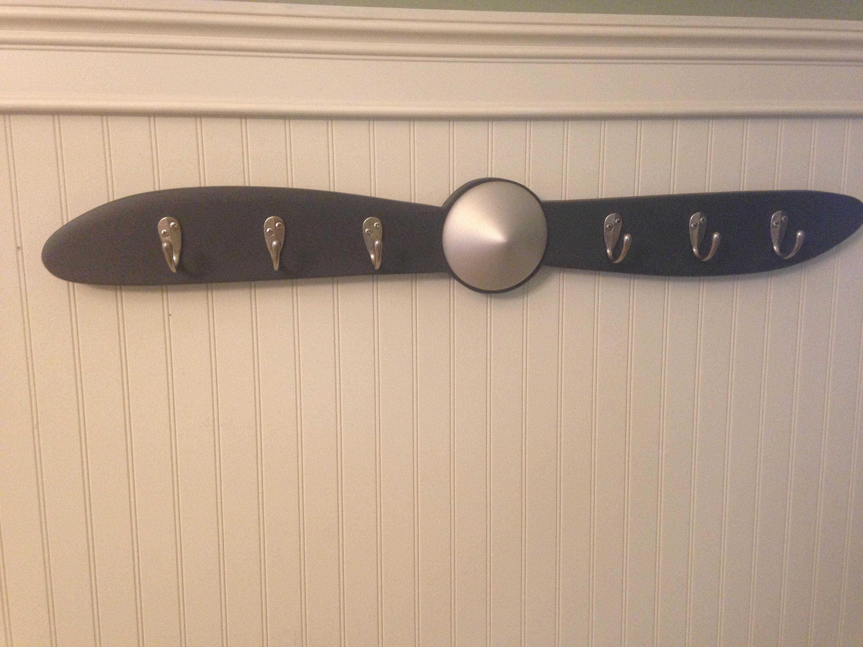 Airplane Propeller Coat and Hat Rack - Etsy