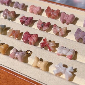 Alashan Agate Ribbon Charms (message Me to Choose) | Gemstone Pendants ...