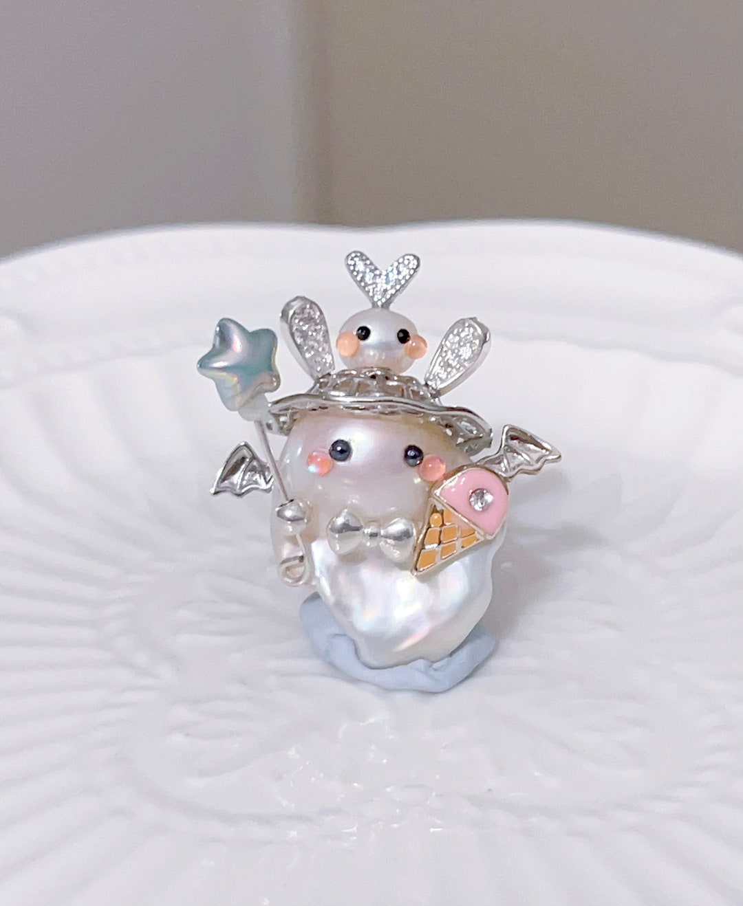 Magic Time 2 Baroque Pearl Pendant Handmade Pearl Pendant Pearl Necklace - Etsy