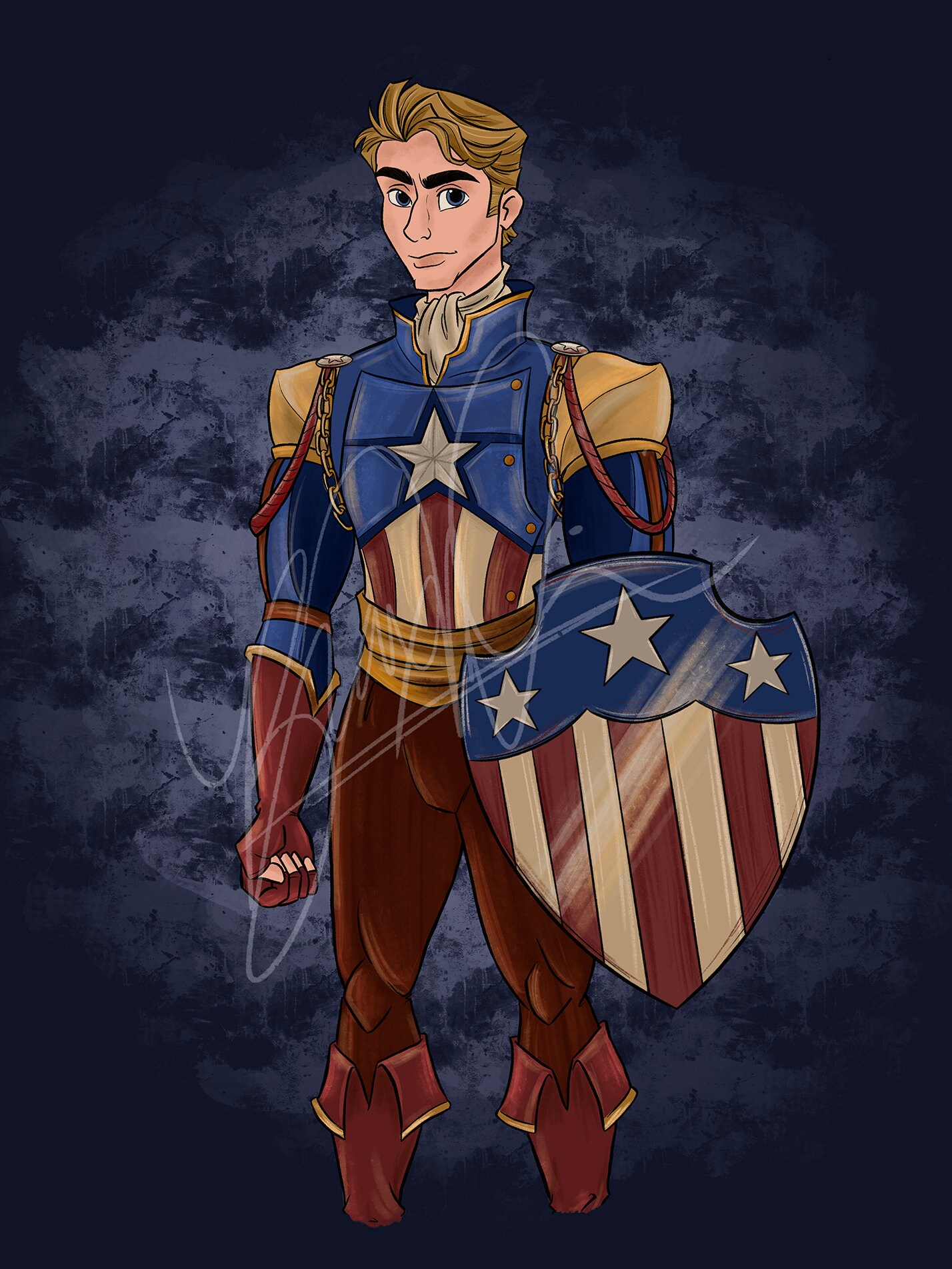 Steampunk'd Steve Print - Etsy