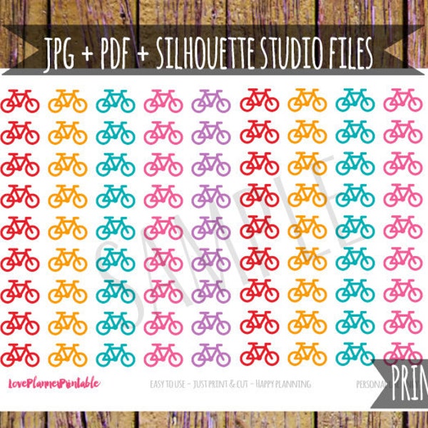 Bicycle Stickers - Etsy