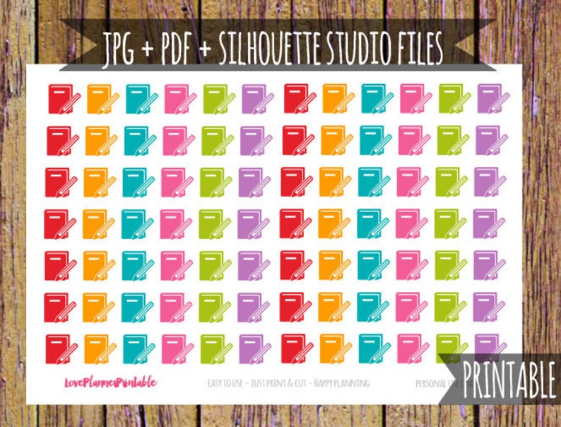Assignment Due Project Stickers School Stickers Printable - Etsy