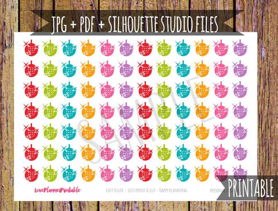 Dance Printable Planner Stickers Dance Stickers Icon Stickers - Etsy