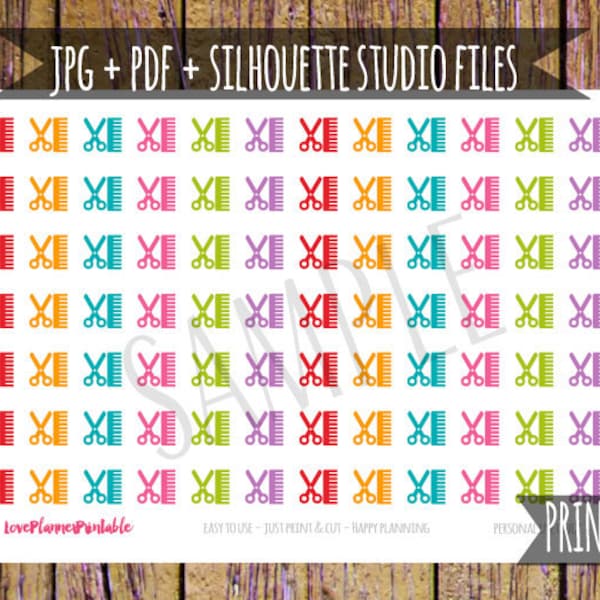 Haircut Stickers - Etsy