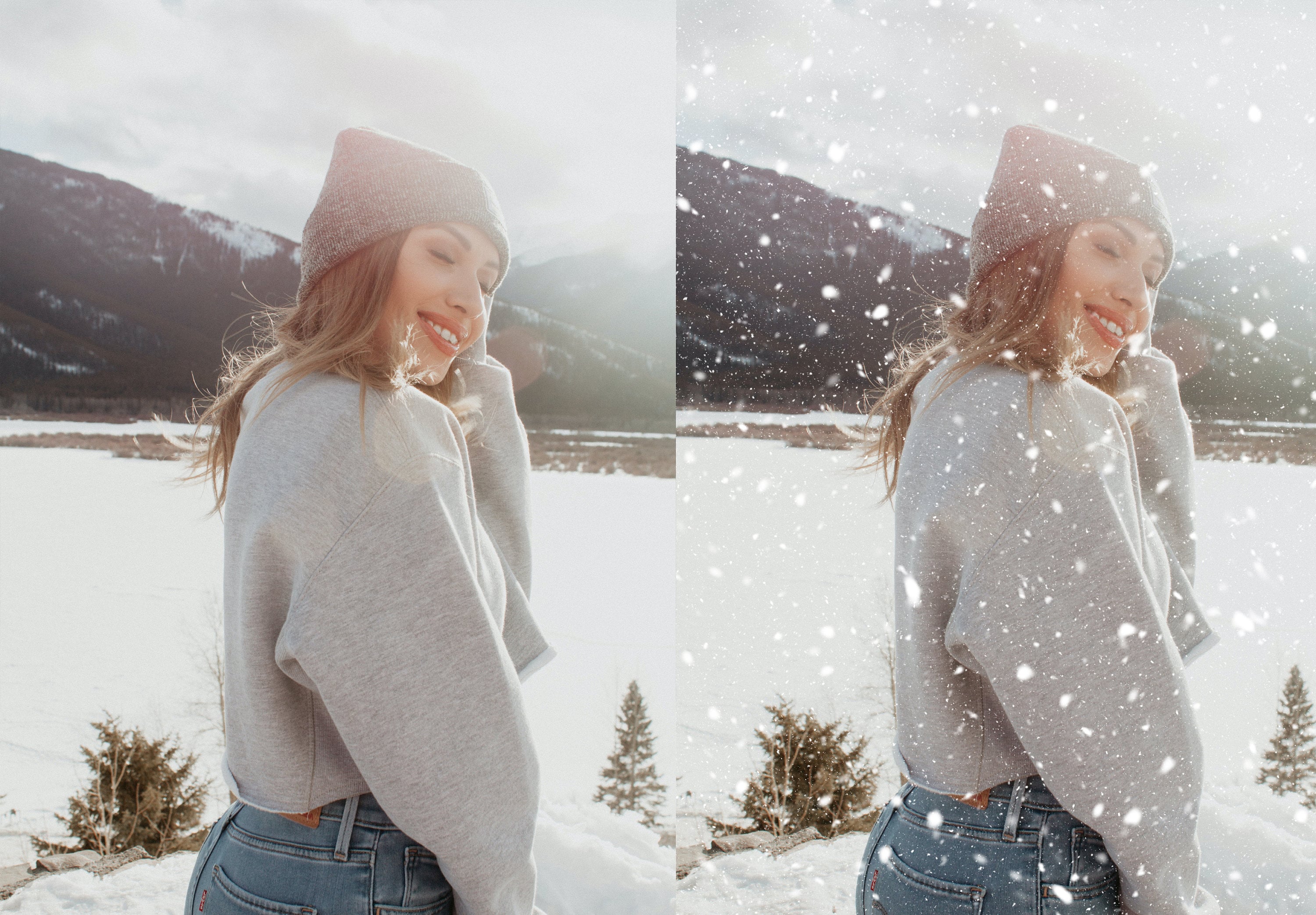 Snow Photoshop Overlay, Snow Overlay, Winter Overlays, Photoshop ...