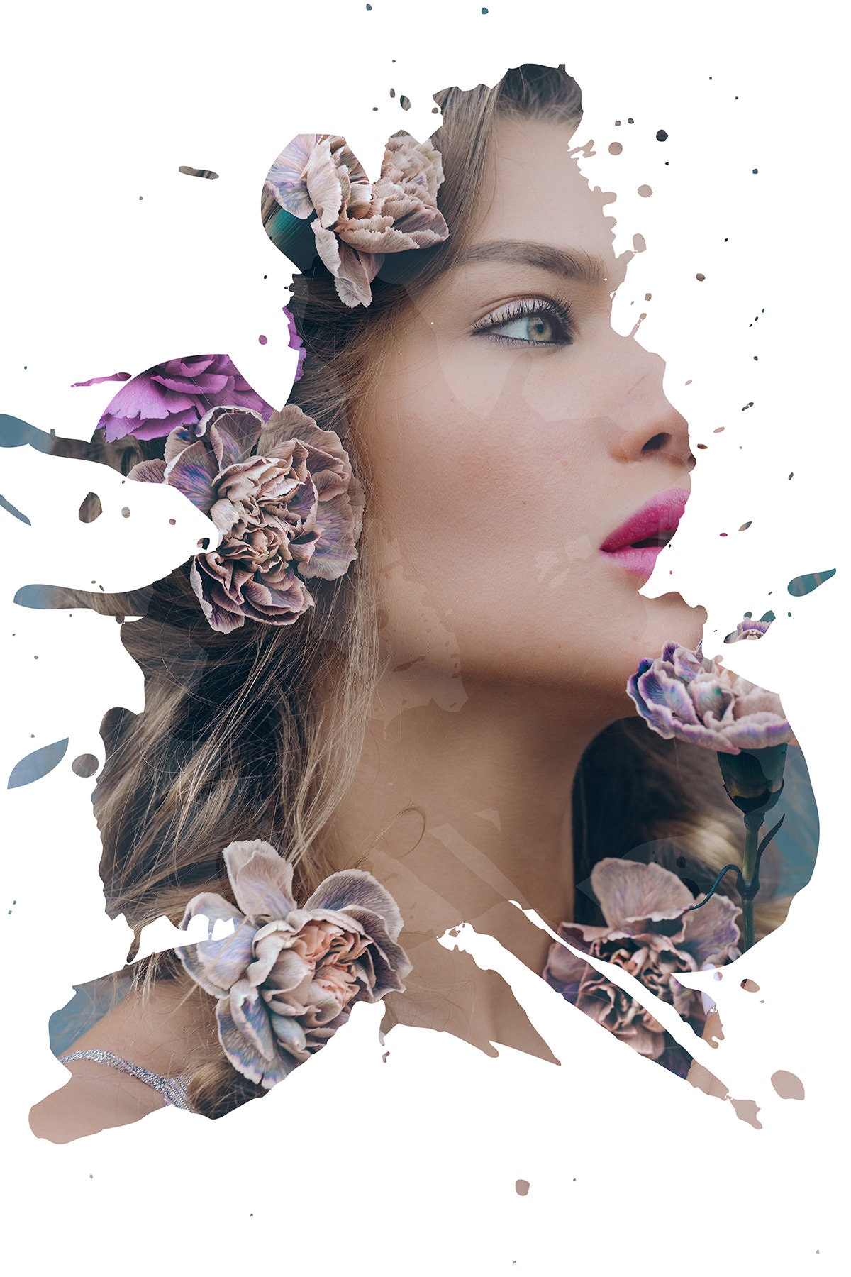 Photoshop Paint Splatter overlays set of 5 splatter overlays | Etsy