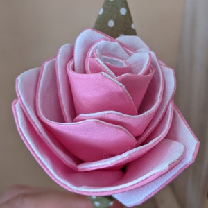DIY Fabric Rose Tutorial: Step-by-step Instructions & Templates ...