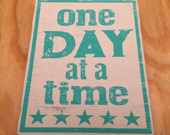 One day at a time | Etsy