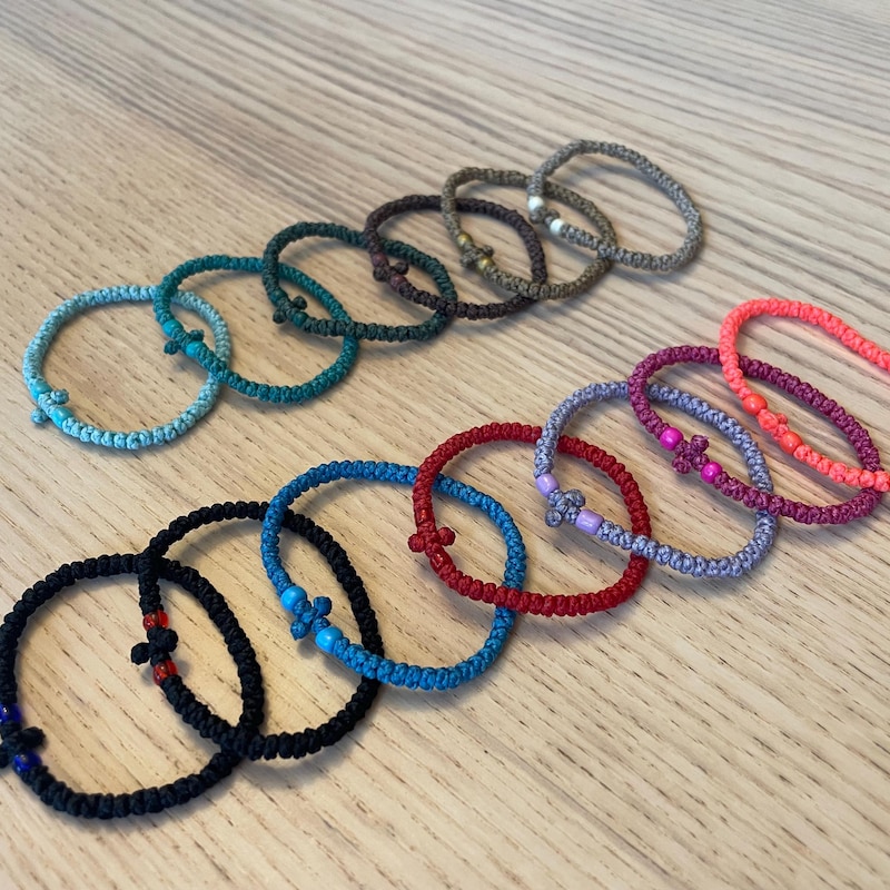 Thin Prayer Rope Bracelet - Etsy