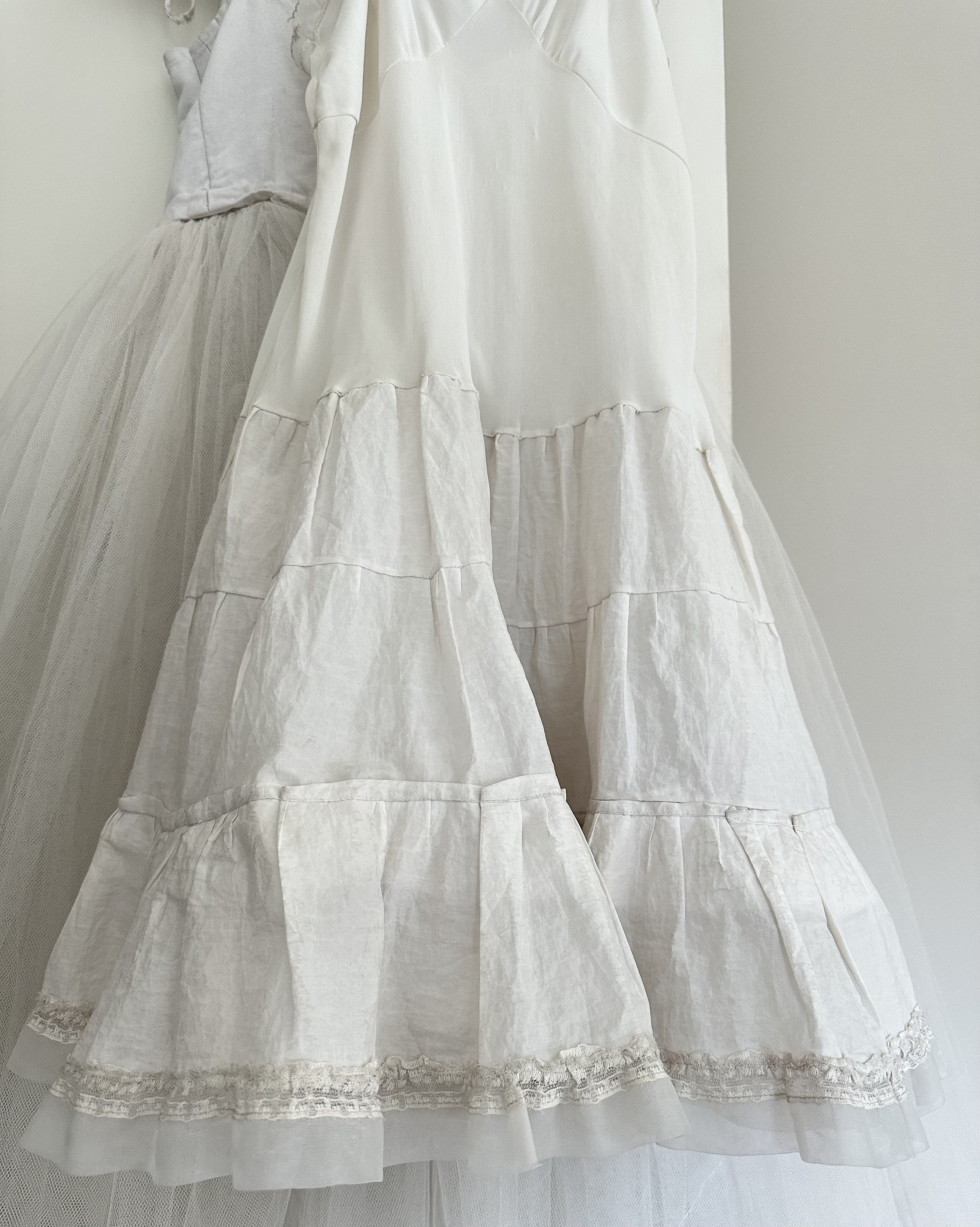 Vintage Girls Dress Petticoats Petticoat Perlon 50s Boudoir Shabby Chic ...